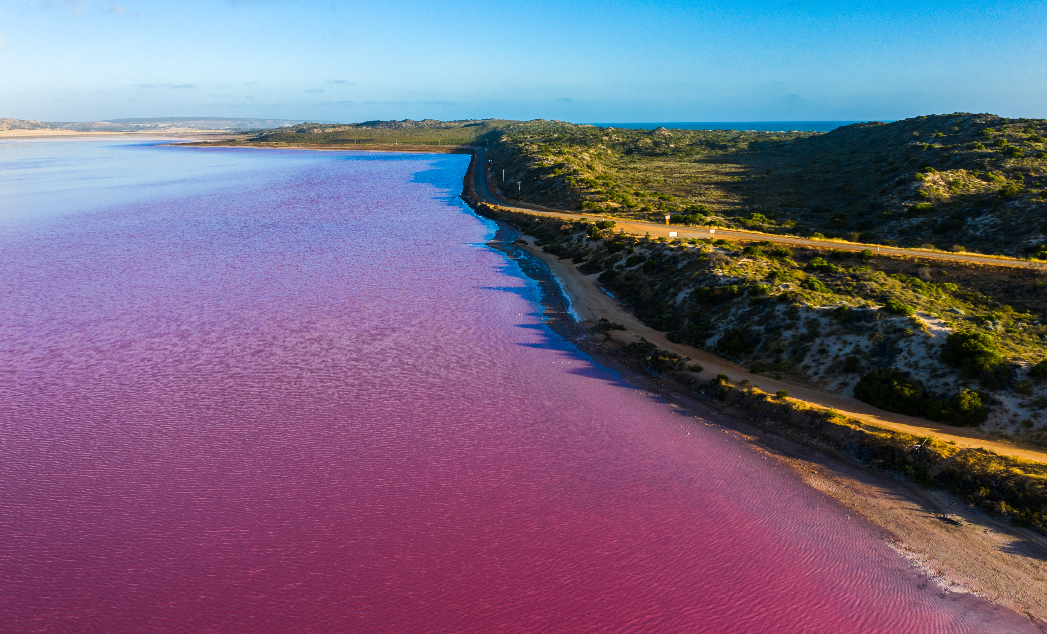 Pink Lake WA - Hutt Lagoon - WOW! | Australia's Coral Coast